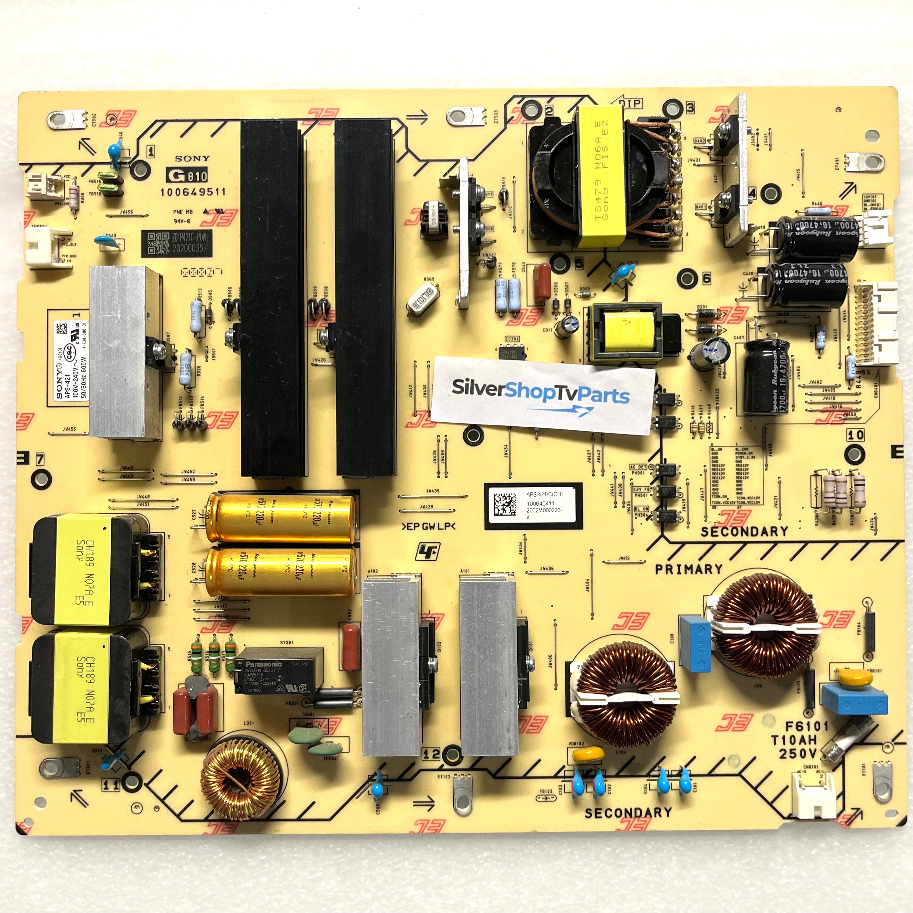 100640411 Sony Power Board, XBR-85X950H – SilverShopTvParts